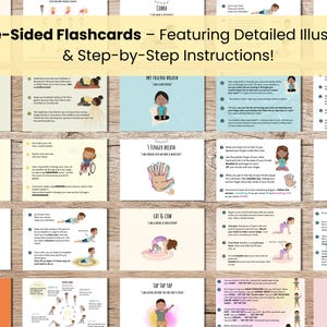 Kids Yoga Flashcards: 60+ Poses & Mindfulness (PDF). - Etsy