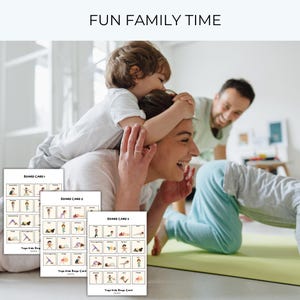 Yoga Bingo, Kids Yoga Game, Mindfulness Activity, Brain Break, Movement ...