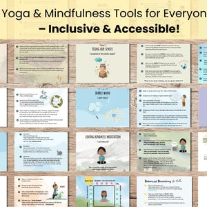 Kids Yoga Flashcards: 60+ Poses & Mindfulness (PDF). - Etsy