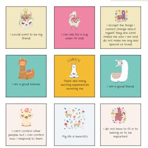 Kids Yoga Mindfulness Workbook: Llama Theme, Positive Affirmations ...
