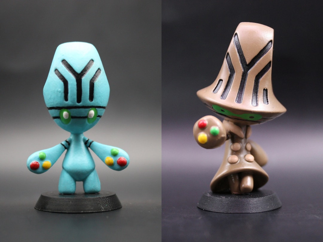 Elgyem & Beheeyem - Etsy