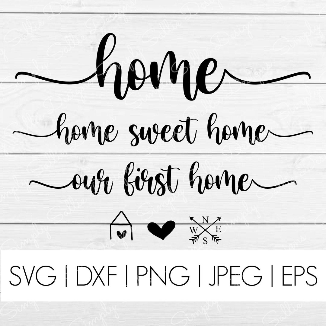 Home Sign SVG File BUNDLE Home Wood Sign DXF Silhouette - Etsy