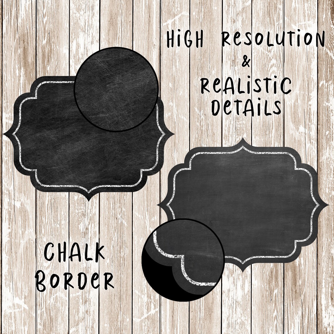Chalkboard Clipart, Chalkboard Labels, Chalkboard Frames, Chalkboard ...