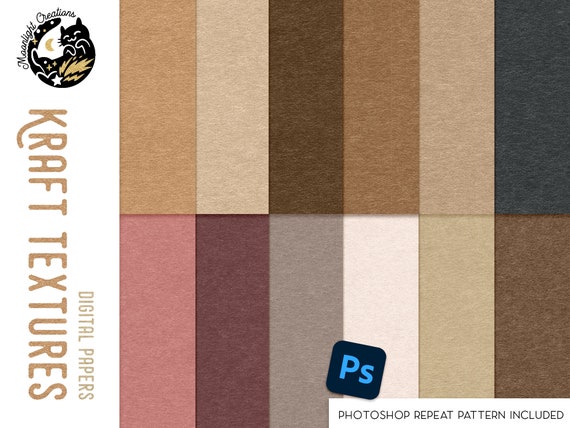 Kraft Digital Paper Cardboard Digital Papers Printable - Etsy