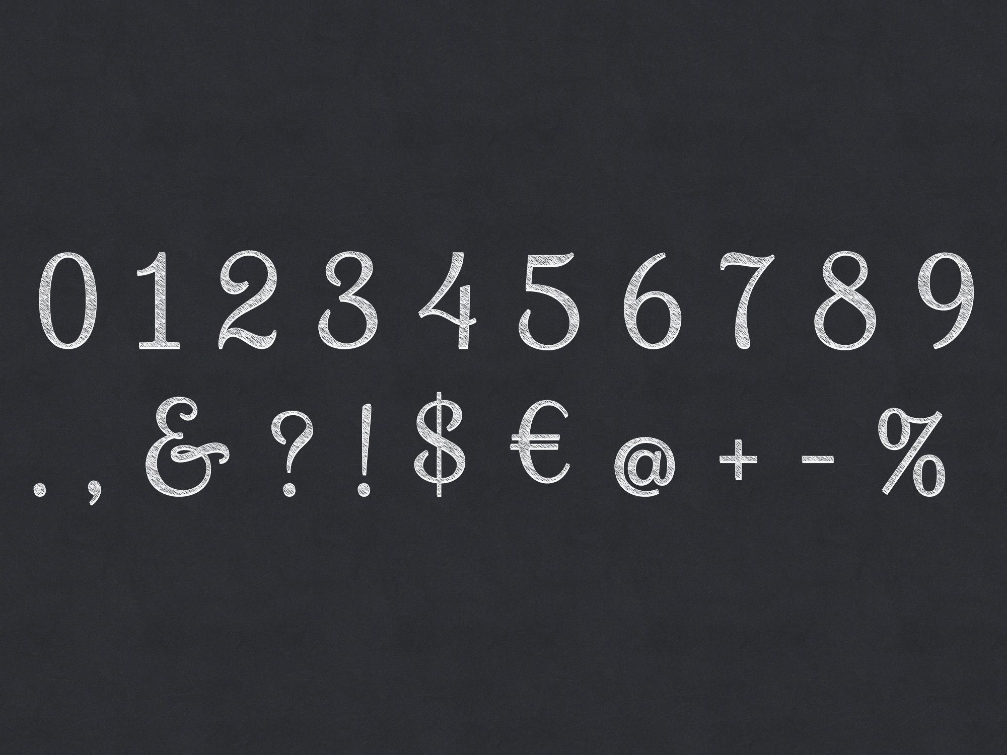 Chalk Alphabet, Chalkboard Clipart Alphabet, Chalkboard Letters ...