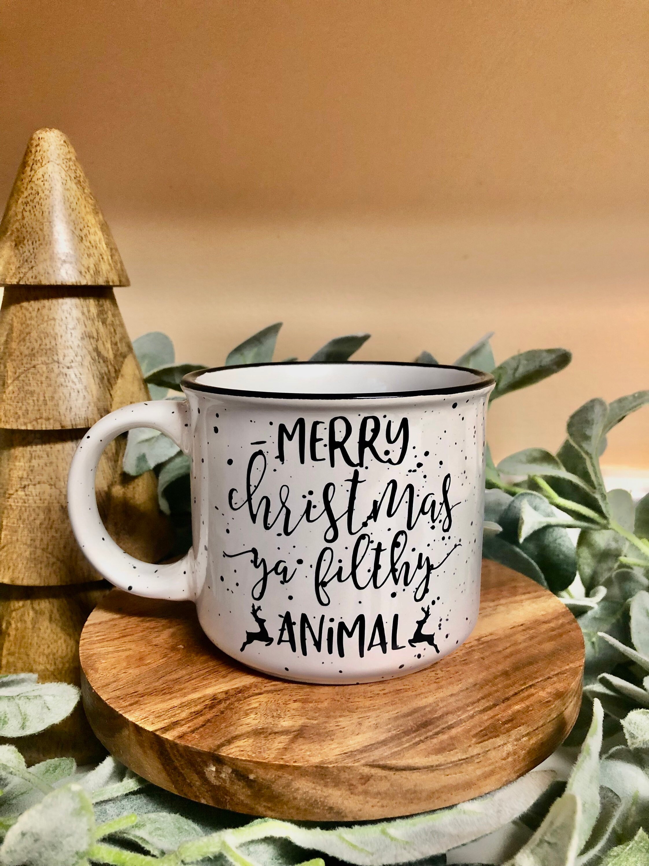 Merry Christmas Ya Filthy Animal Mug Funny Christmas Mug - Etsy