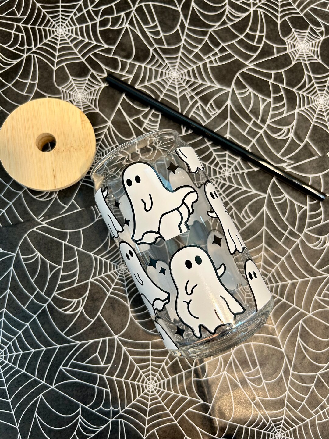 Cute Ghost Cup Funny Ghost Cup Halloween Glass Cup Funny - Etsy