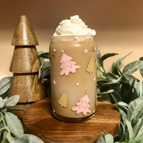 Glass Christmas Tree Jar - Etsy