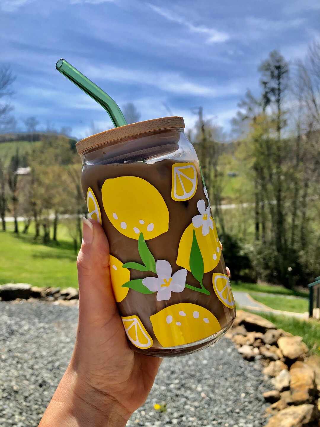 Lemon Glass Cup, Lemon Cup, Fruit Cup, Lemon Fruit Cup, Lemonade Cup ...