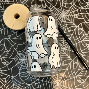 Cute Ghost Cup Funny Ghost Cup Halloween Glass Cup Funny - Etsy