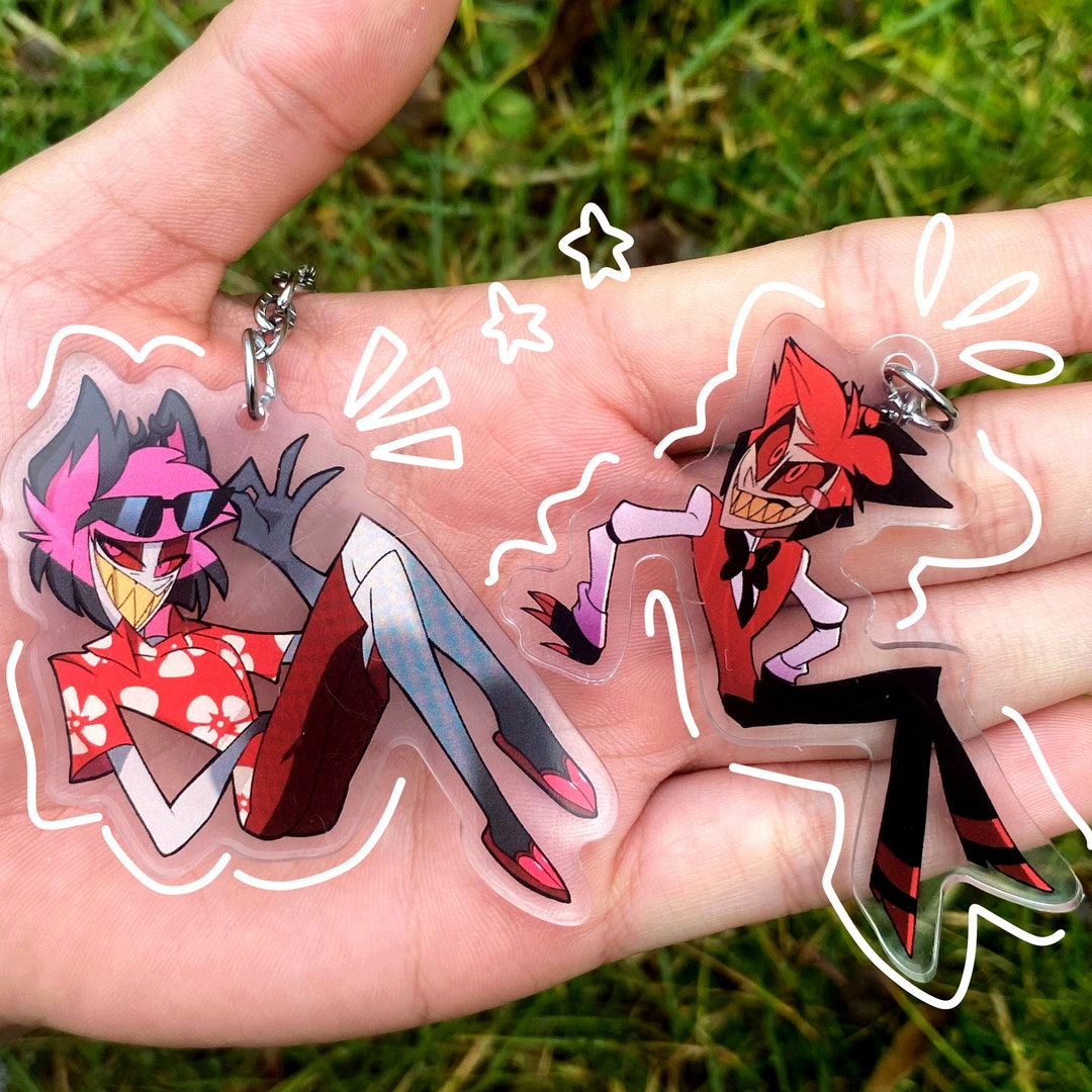 ALASTOR PRE ORDER Keychains Hazbin Hotel, Various Styles, Helluva Boss ...