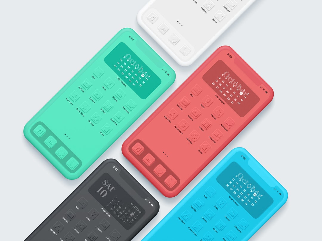 Polished Clay Ios 14 Icon Pack - Etsy