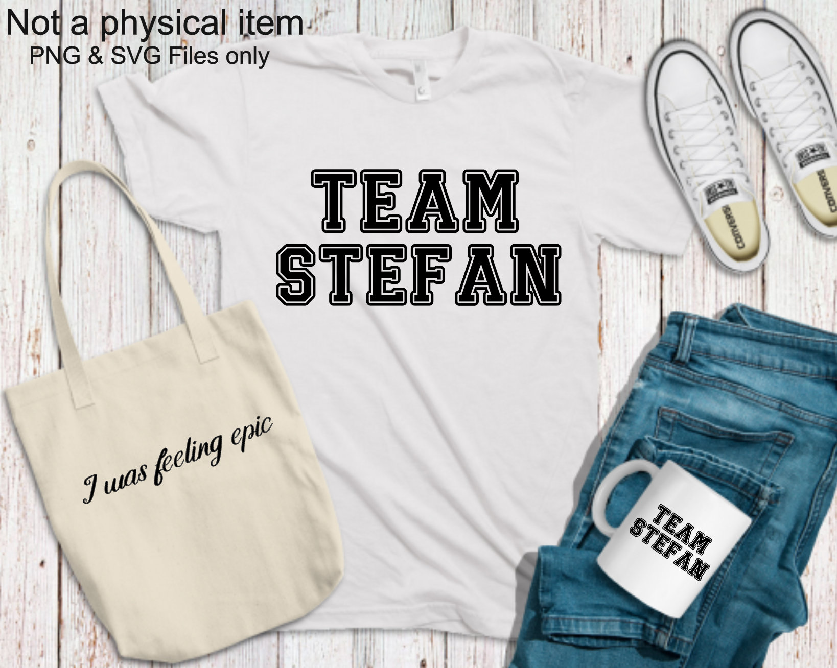 Stefan Salvatore Bundle 5 PNG & SVG Files - Etsy