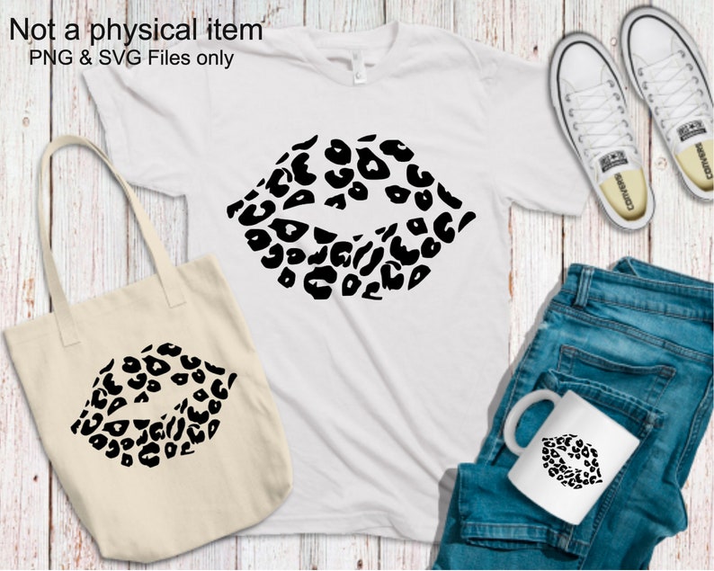 Leopard Lips SVG, PNG, JPG Cut Files for Cricut and Silhouette - Etsy
