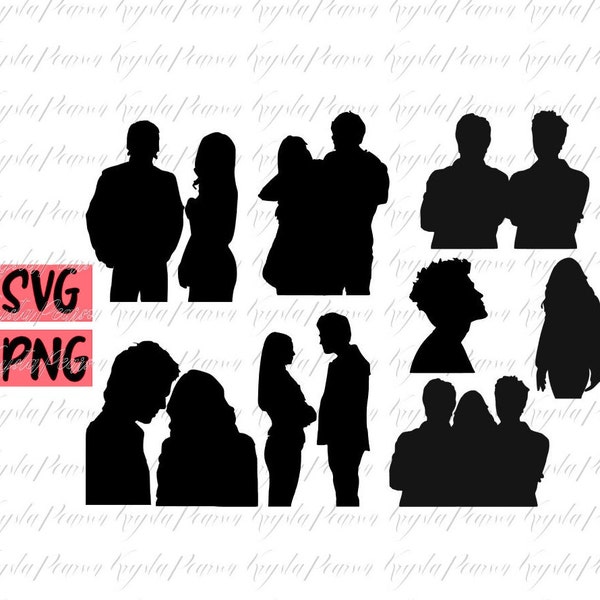Damon and Stefan Png - Etsy