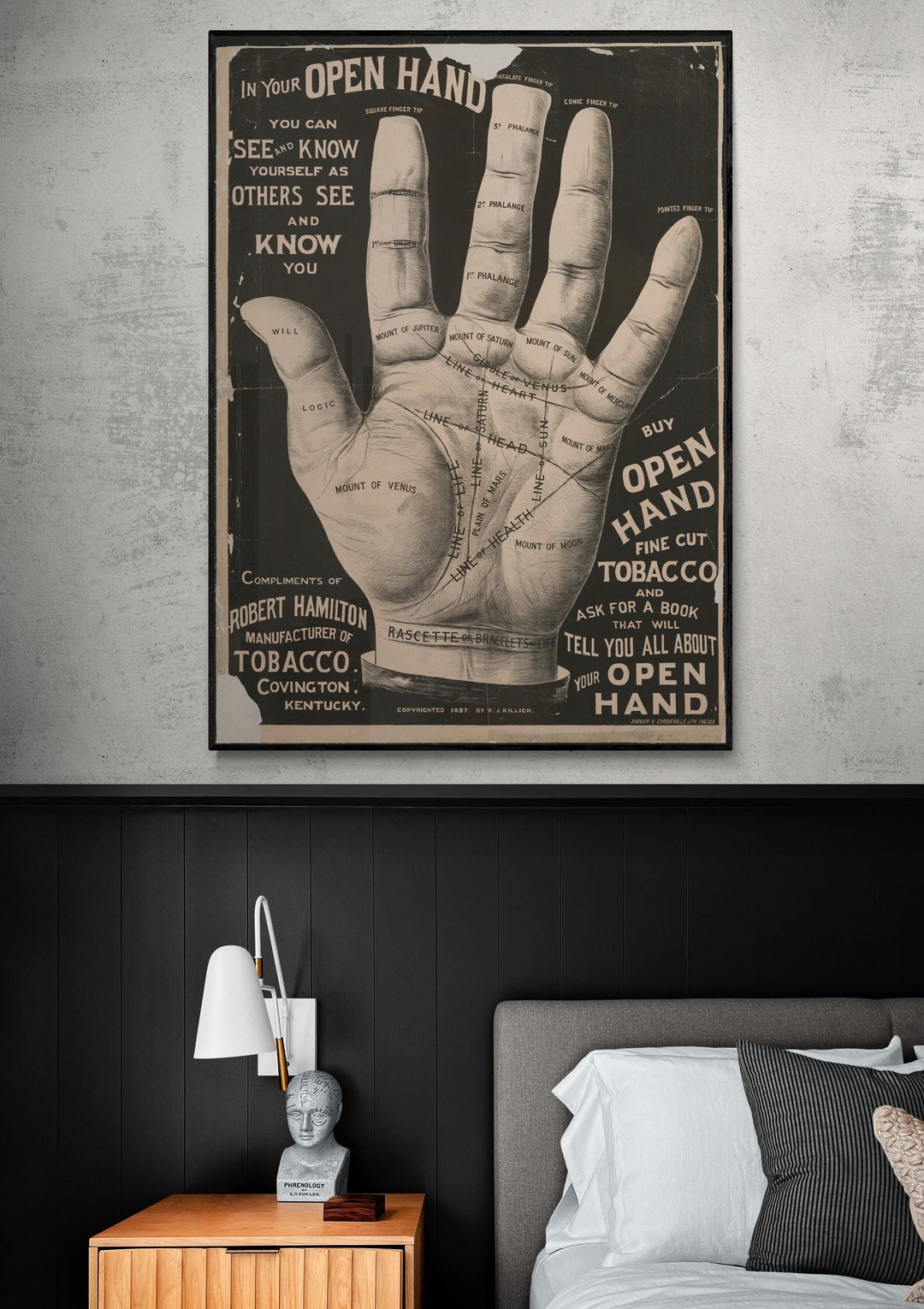 Occult Esoteric Print, Vintage Poster, Gothic Home, Creepy, Dark ...