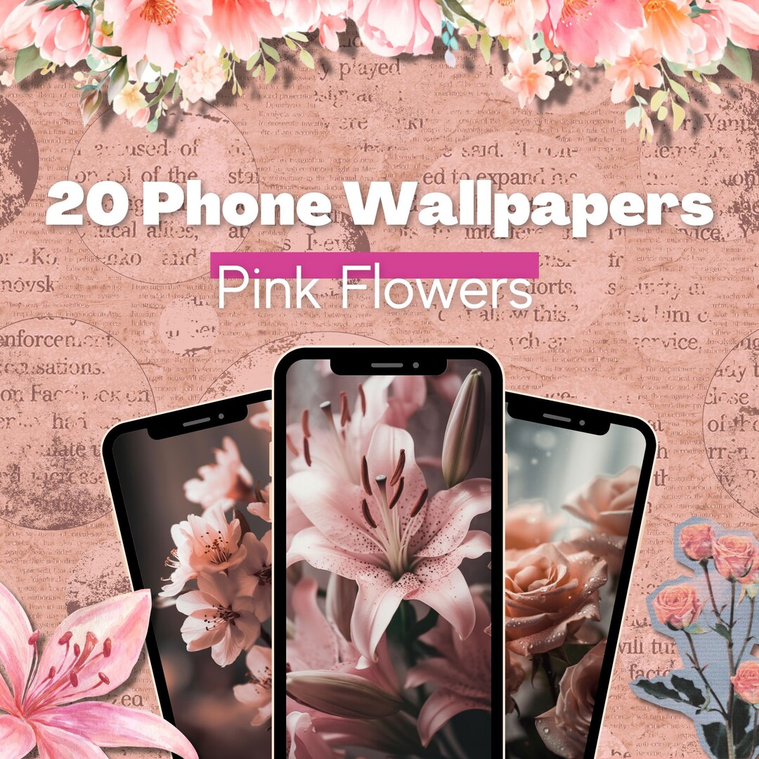 Luxurious Flowered Phone Wallpapers - 20 Unique Aesthetic Digital ...