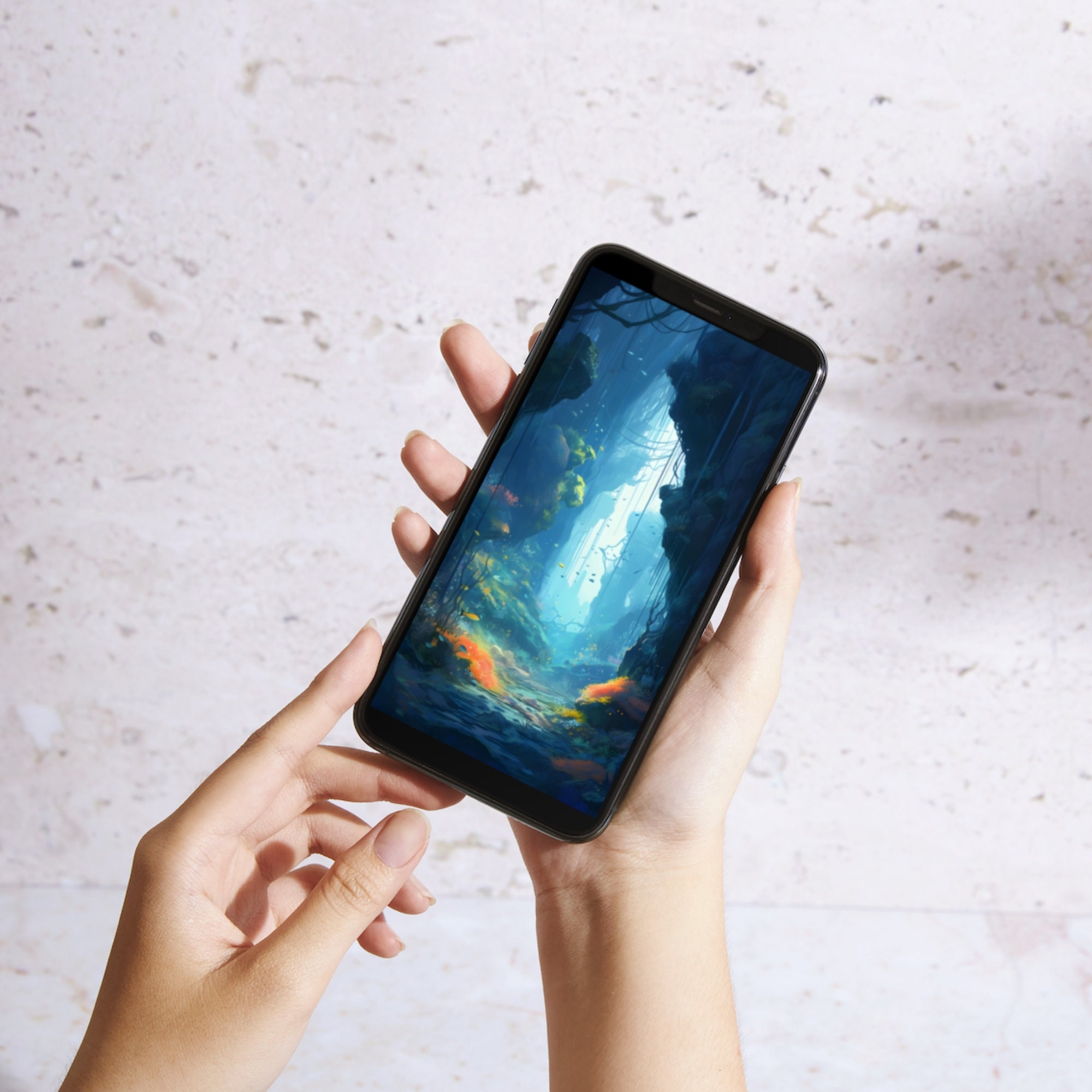 20 Aesthetic Ocean Phone Wallpapers | Digital Download | Scuba Diver ...