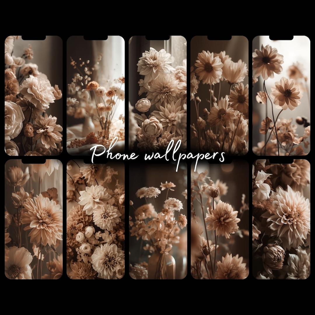 Luxurious Flowered Phone Wallpapers - 20 Unique Aesthetic Digital ...