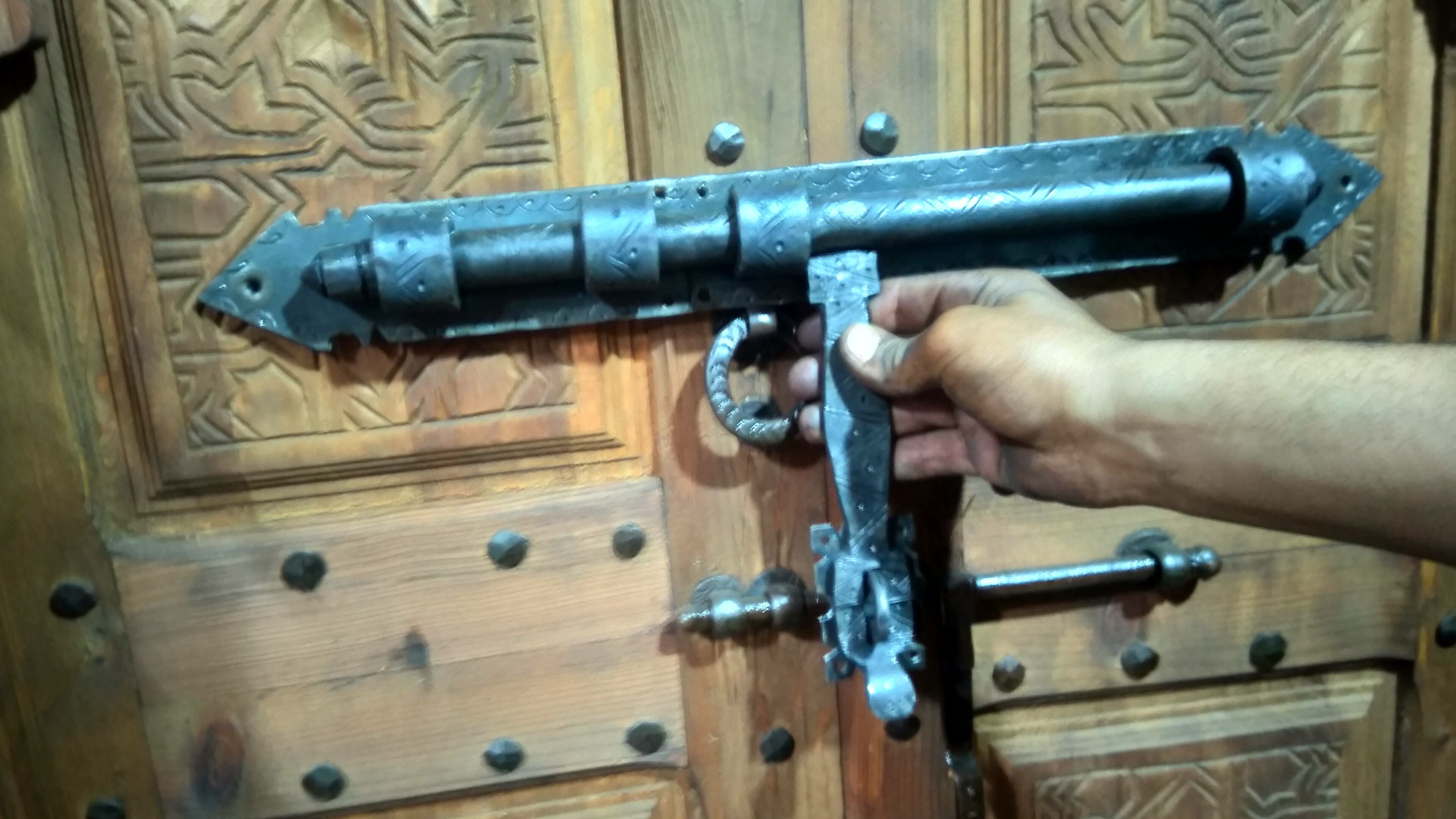 Moroccan Rustic Door Latch.handmade Barn Door Hardware. - Etsy