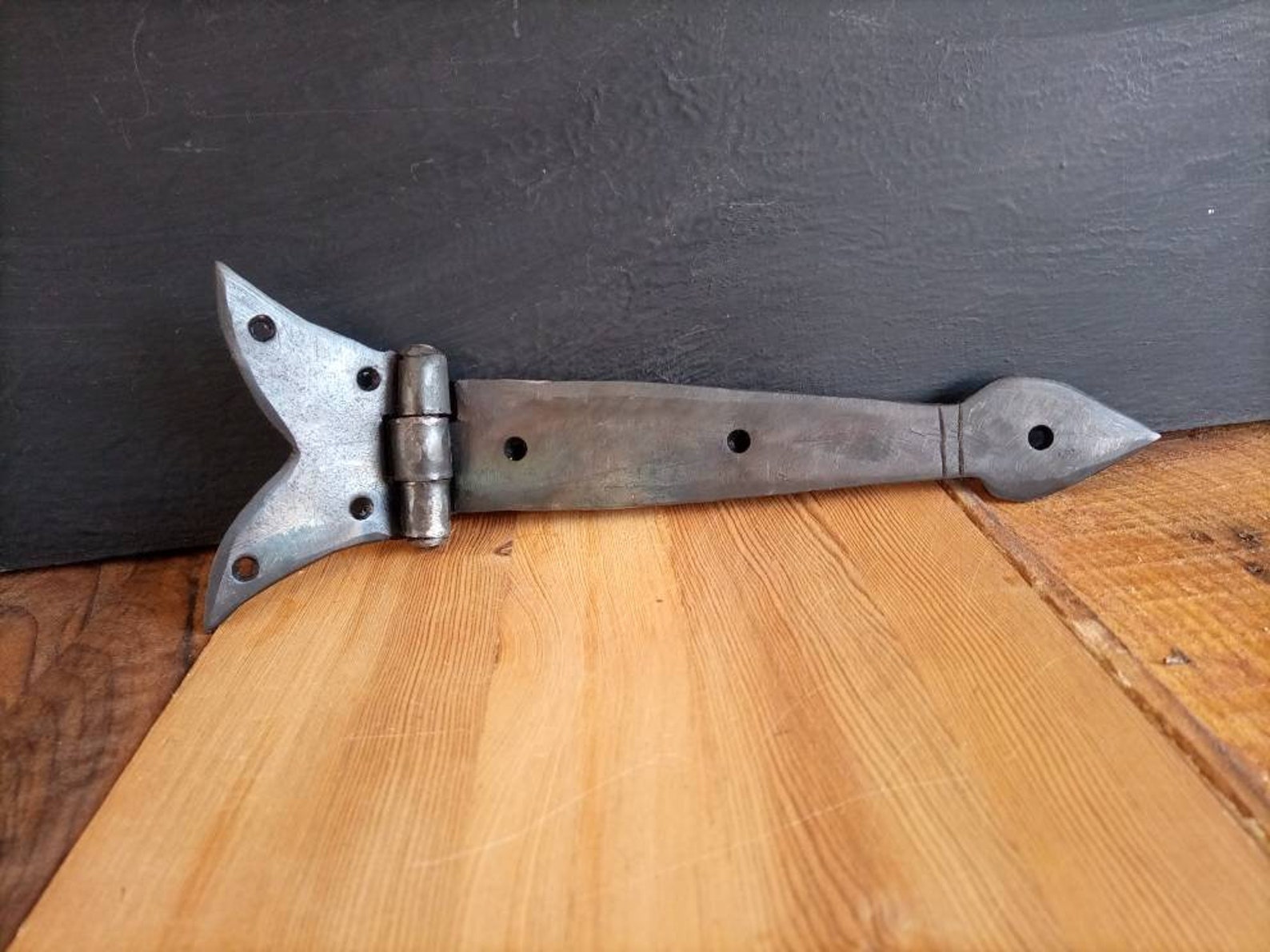 Blacksmith Wrought Iron Straps. Hinges.hammered Hinge.forged Door Hinge ...