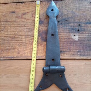 Blacksmith Wrought Iron Straps. Hinges.hammered Hinge.forged Door Hinge ...