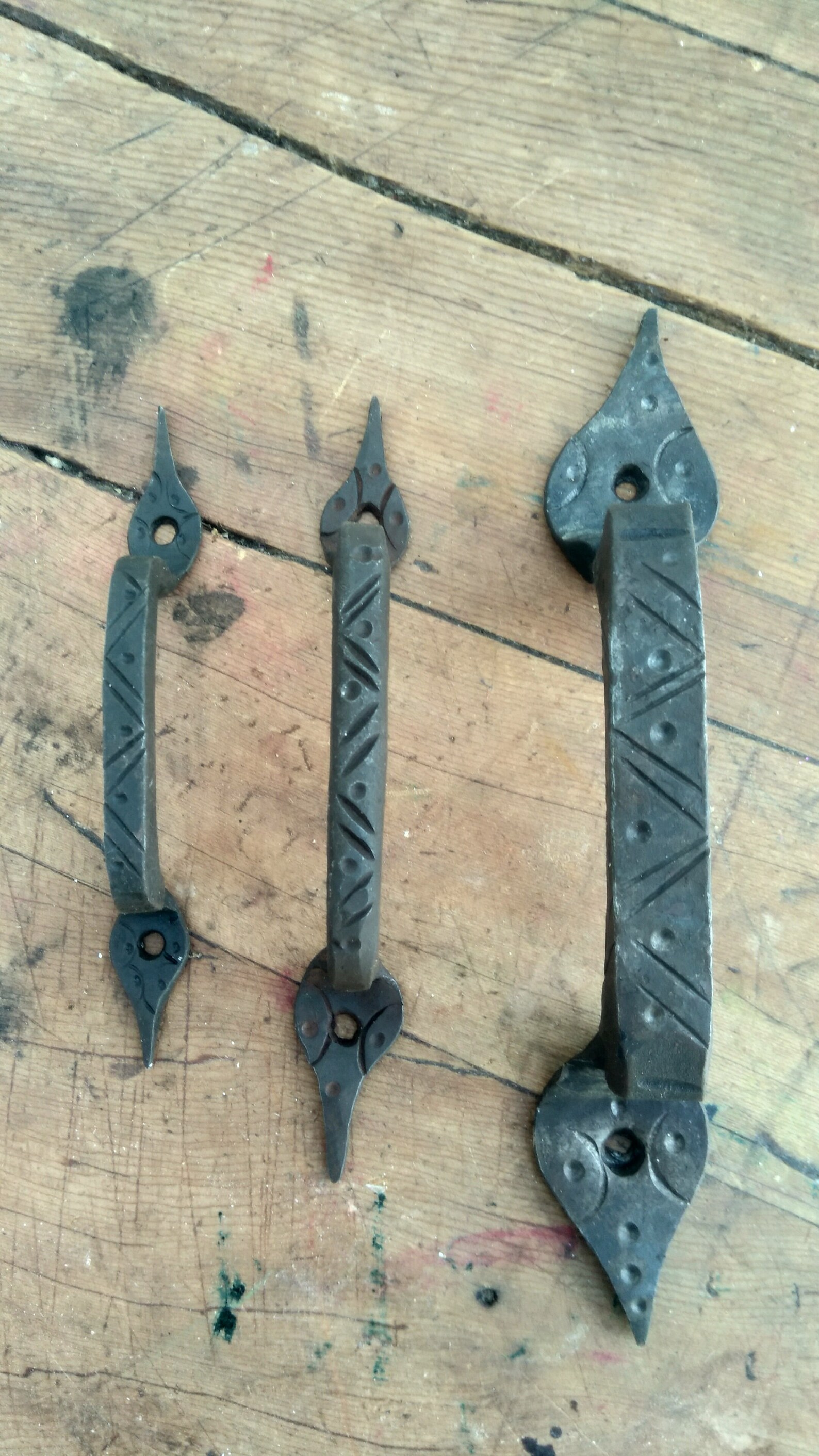 Metal Handles Directly From Forge for Doors and Drawers. - Etsy