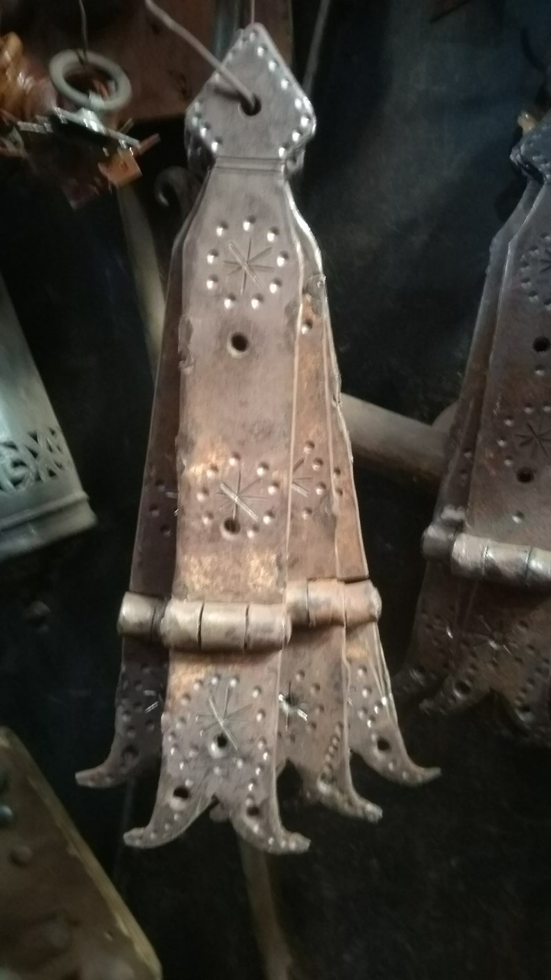 Blacksmith Wrought Iron Straps. Hinges.hammered Hinge.forged Door Hinge ...
