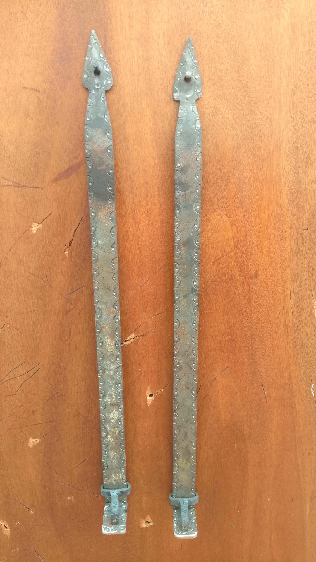 Solid Vertical Black Metal Wall Mount Safe Handmade to Hold Heavy Wall ...