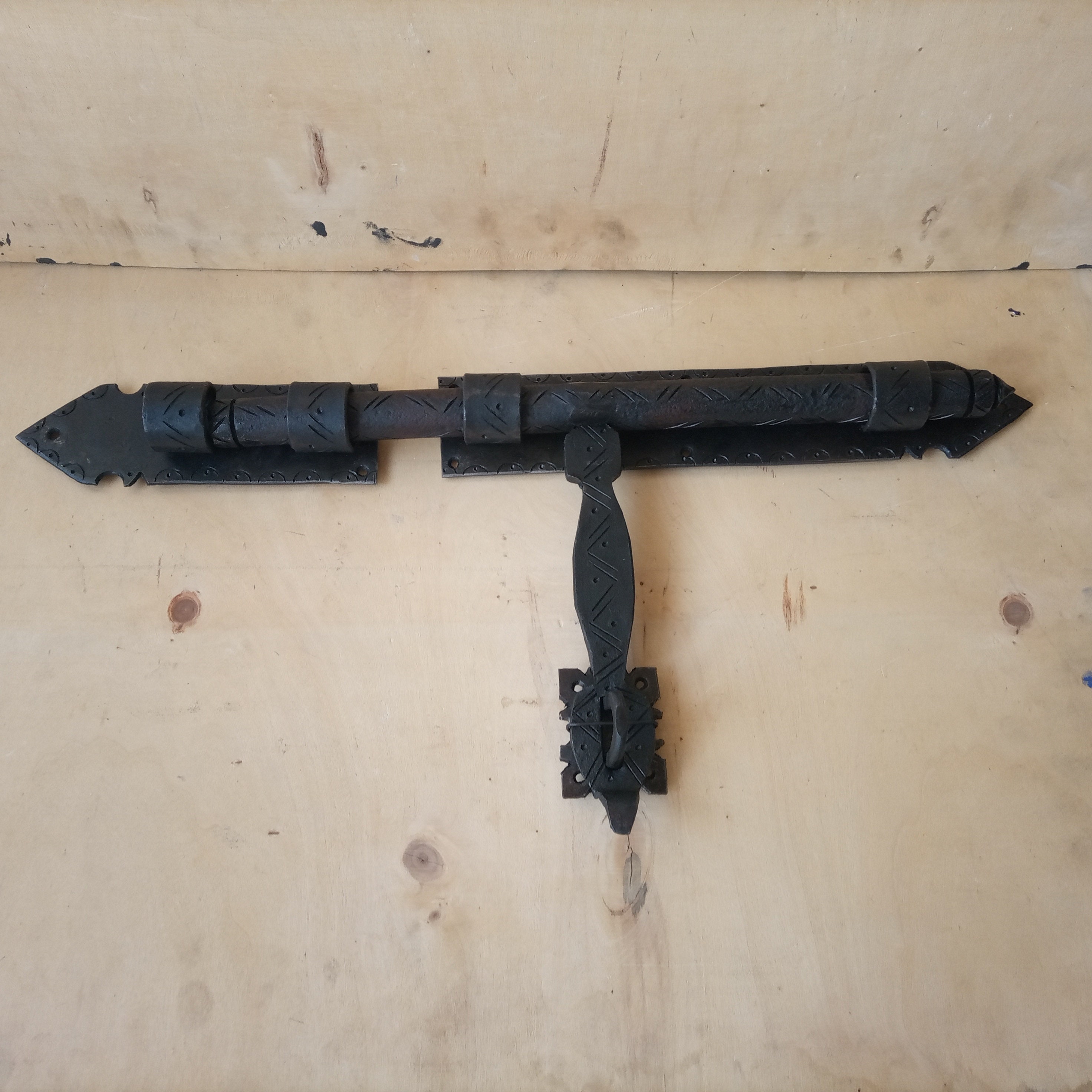 Moroccan Rustic Door Latch.handmade Barn Door Hardware. - Etsy