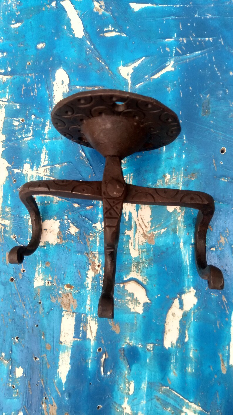 Blacksmith Wrought Iron Hook Fire Forged Coat Hooks Handmade - Etsy