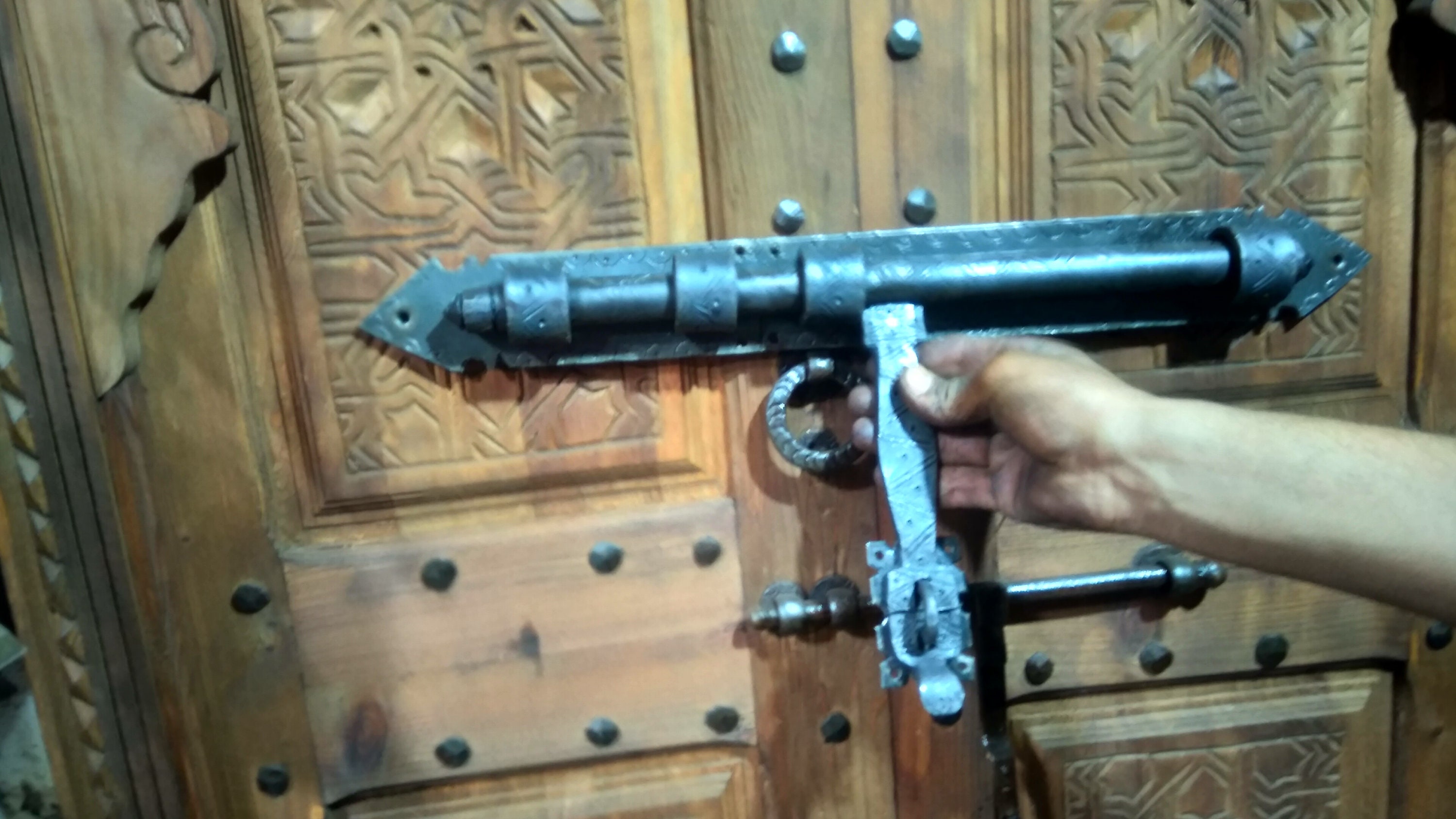 Moroccan Rustic Door Latch.handmade Barn Door Hardware. - Etsy