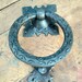 Fancy Forged Metal Door Knocker Design.hand Styled Iron Door Pull ...