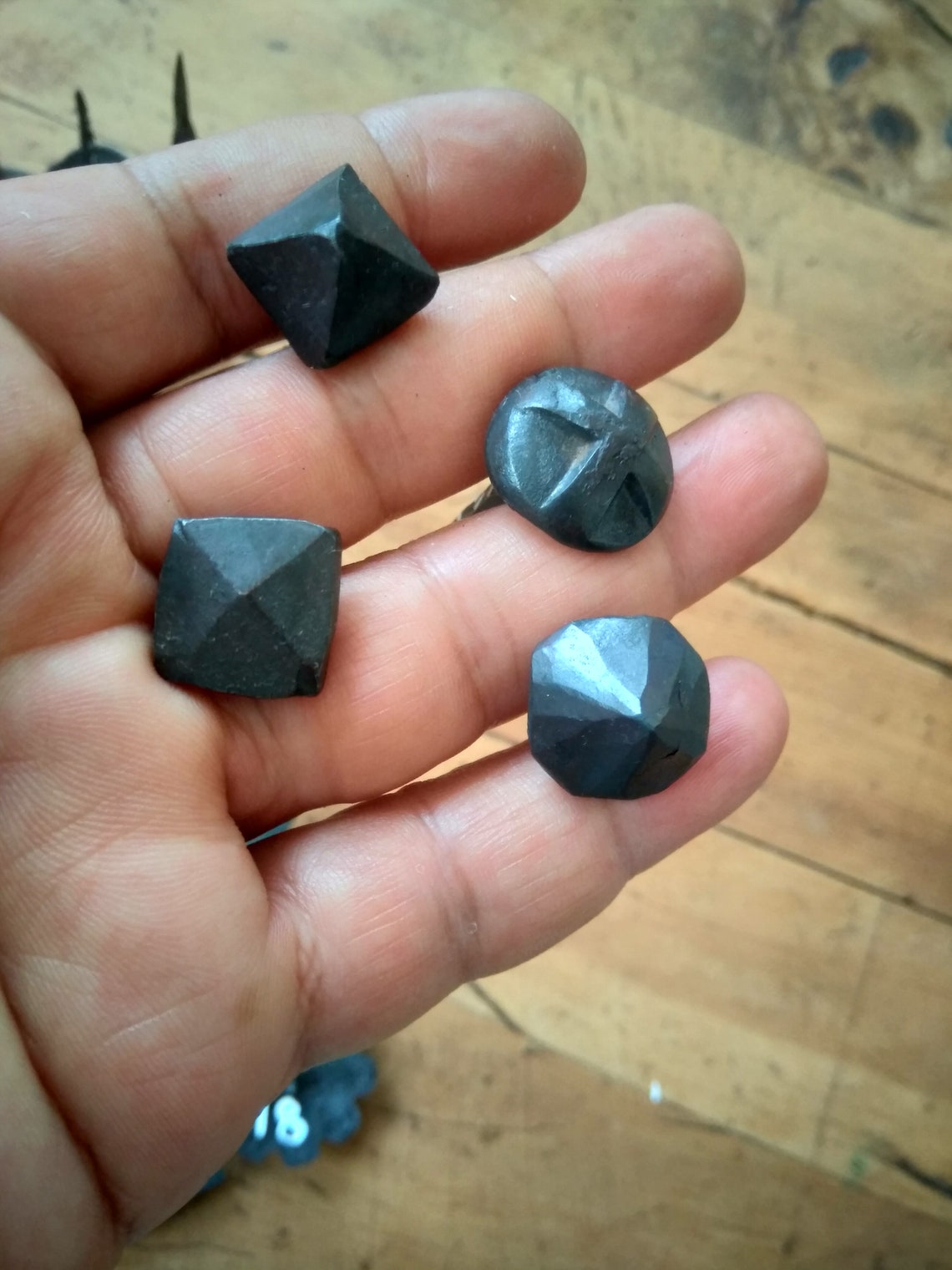 Handmade Wrought Iron Nails.forged Nails .door Hardware.sets - Etsy