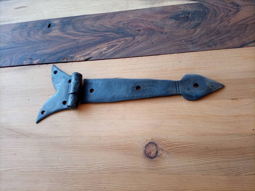 Blacksmith Wrought Iron Straps. Hinges.hammered Hinge.forged Door Hinge - Etsy