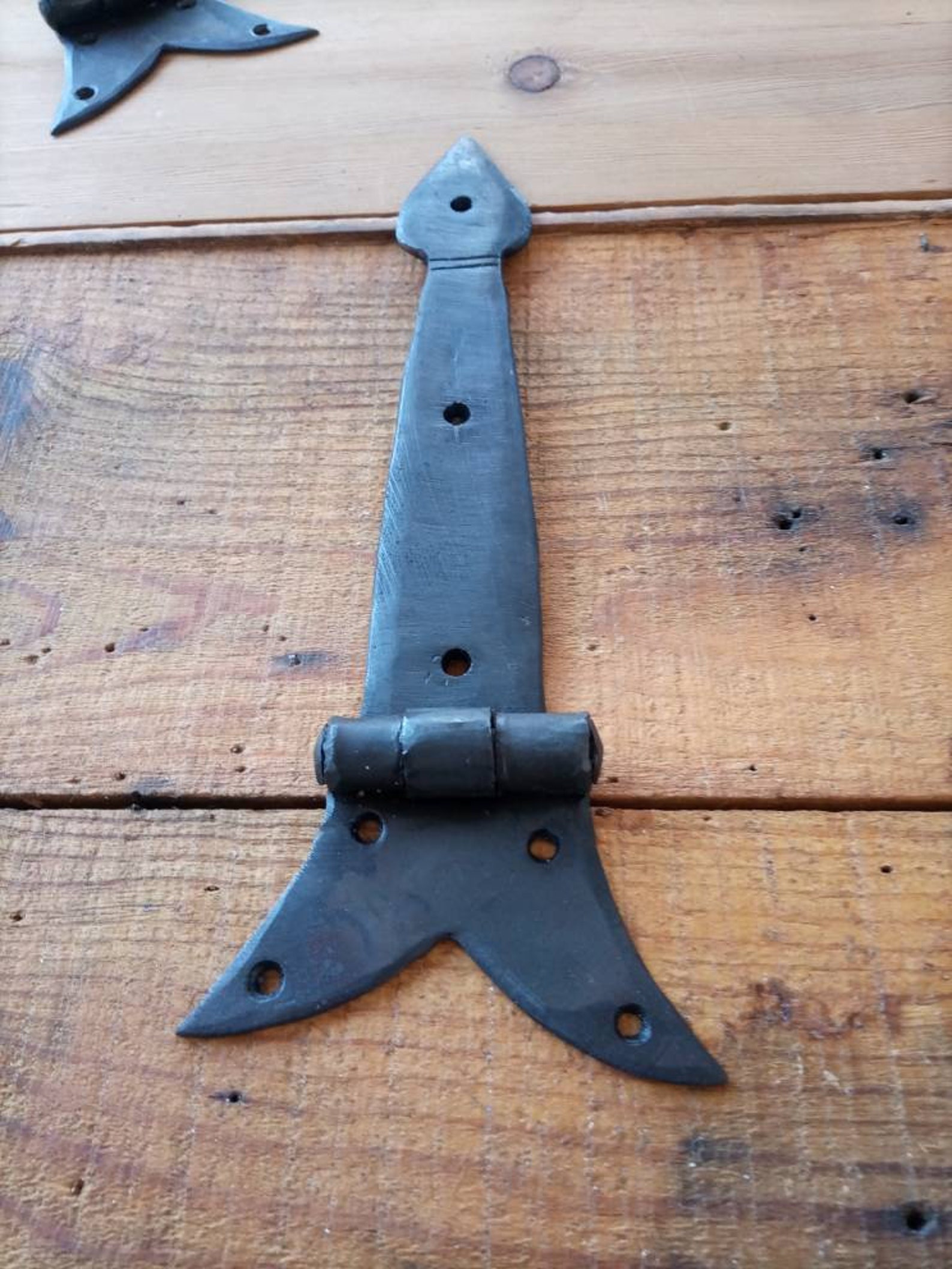 Blacksmith Wrought Iron Straps. Hinges.hammered Hinge.forged Door Hinge ...