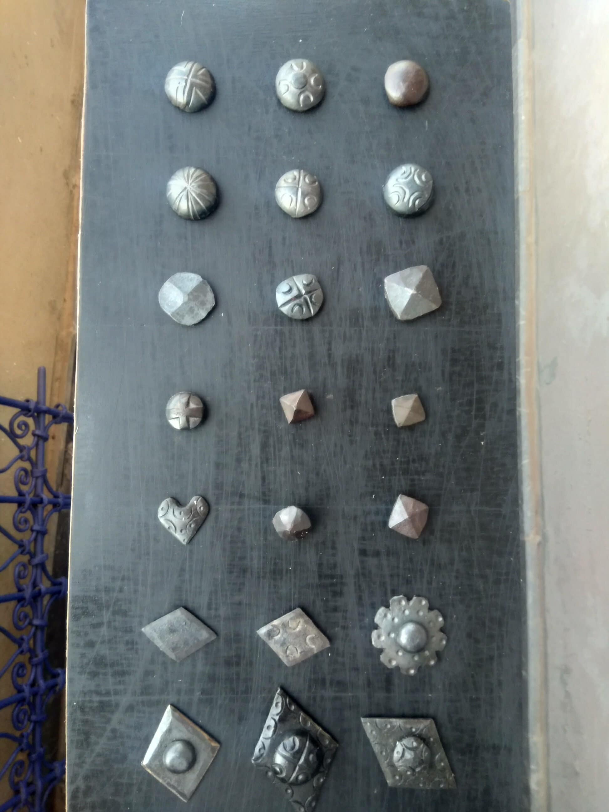 Handmade Wrought Iron Nails.forged Nails .door Hardware.sets of 10 /20 ...