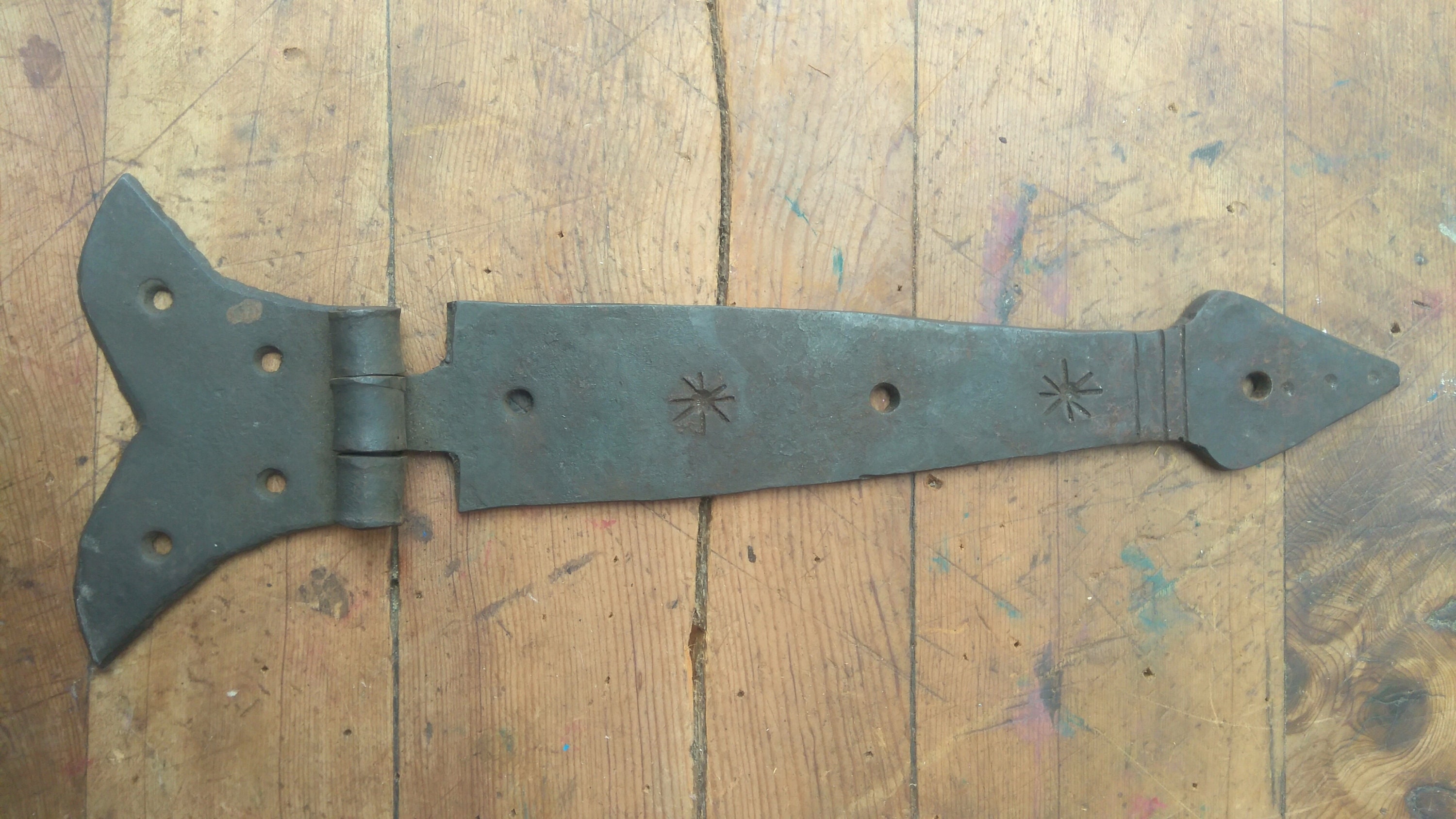 Blacksmith Wrought Iron Straps. Hinges.Hammered Hinge.Forged | Etsy