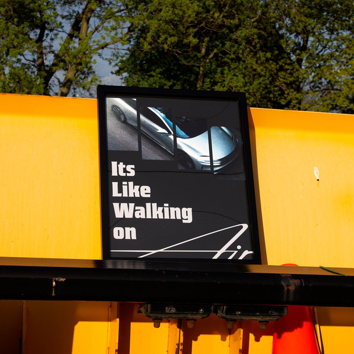 Walking on Air Lucid Air EV Poster Electric Car Poster Car Enthusiast ...