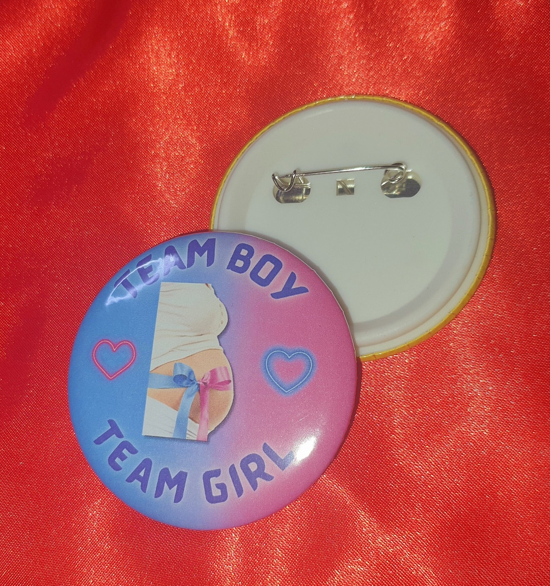 Set of 10 Baby Shower Buttons Keepsakes Gender Reveal - Etsy