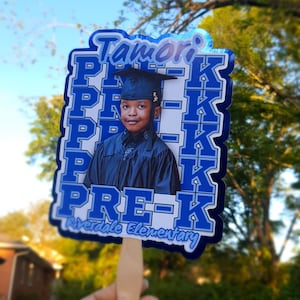 Customized Foil Celebration Fans for Graduates Pre-k Class of 2025 ...