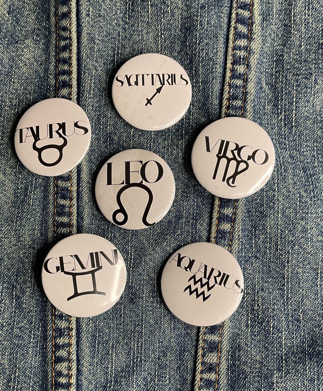 Zodiac Sign - Pins - Etsy