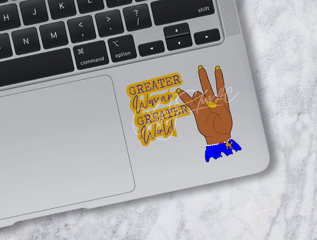 Greater Woman Greater World Sticker - Laptop, Car, Water Bottle (3x2.85 ...