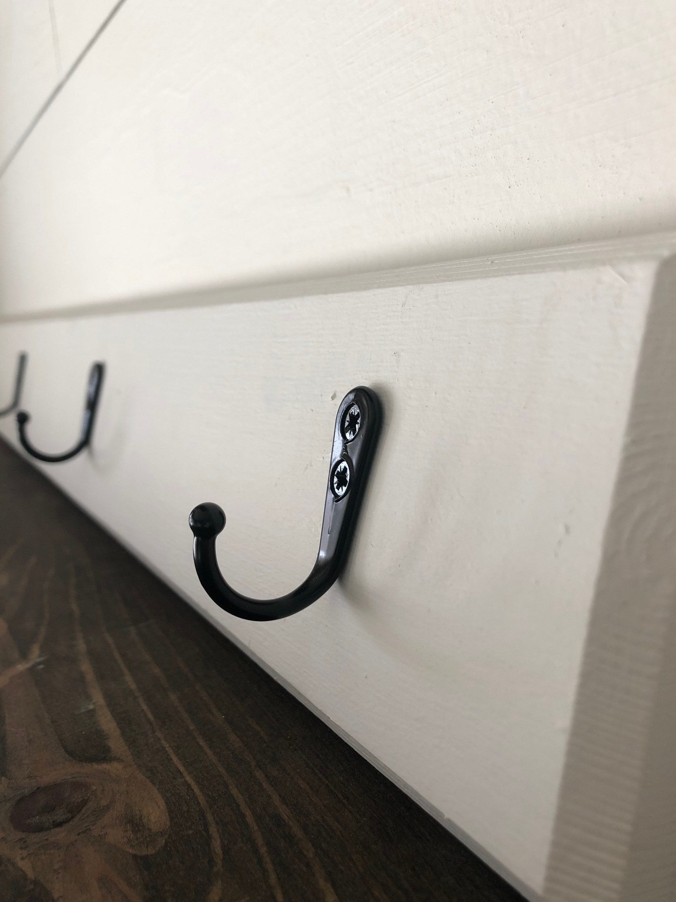 Simple Coat Hook, Wall Mounted, Coat Hanger, Entryway Hooks, Rustic ...