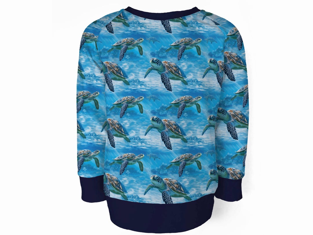 Sea Turtle Sweatshirt Toddler, 3rd Birthday Gift for Girls, Turtle ...