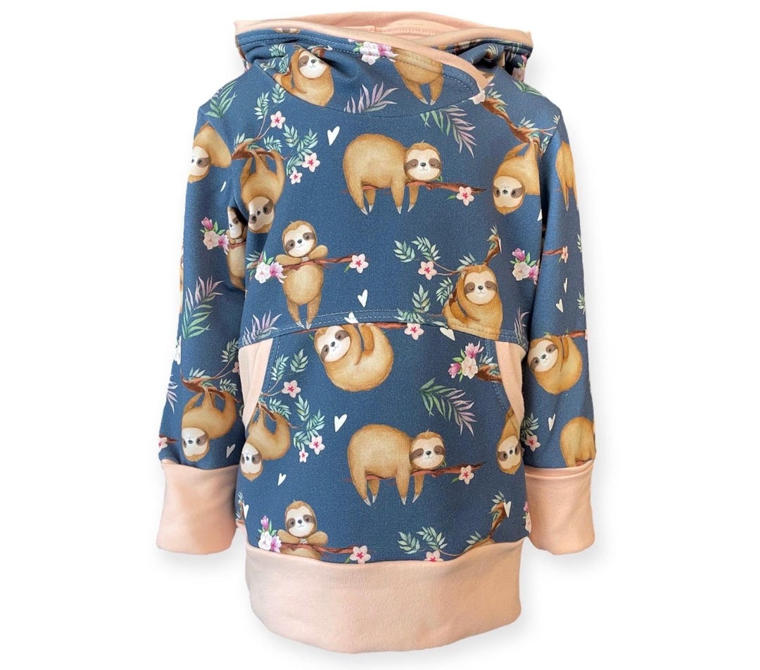 Sloth Hoodie, Sloth Gifts for Girls, Birthday Gift for Little Girl ...