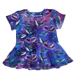 Whale Dress, Ocean Animal Shirt, Under the Sea Birthday Outfit Girls ...