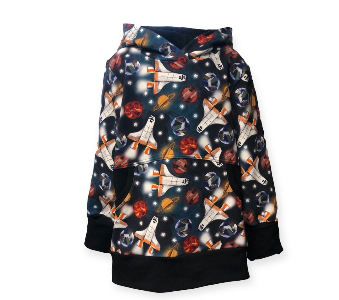 Space Hoodie, Christmas Gift for Boys, Space Birthday Outfit, Planets ...