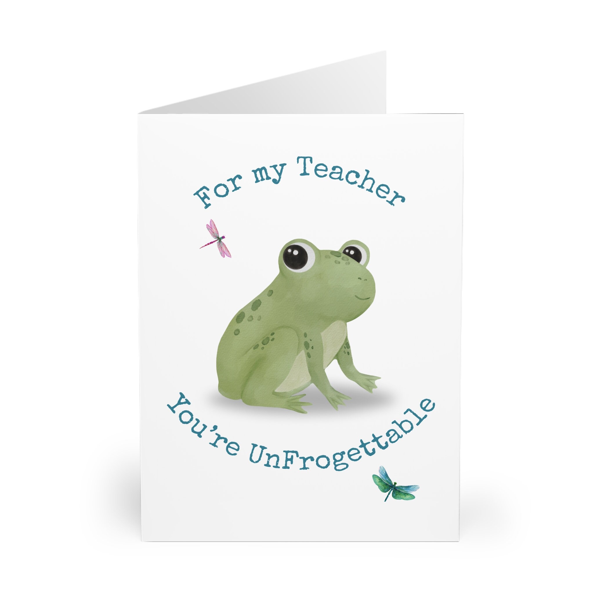 Thank You Teacher, Frog Cards, Greeting Cards 5 Pack, Male Teacher ...