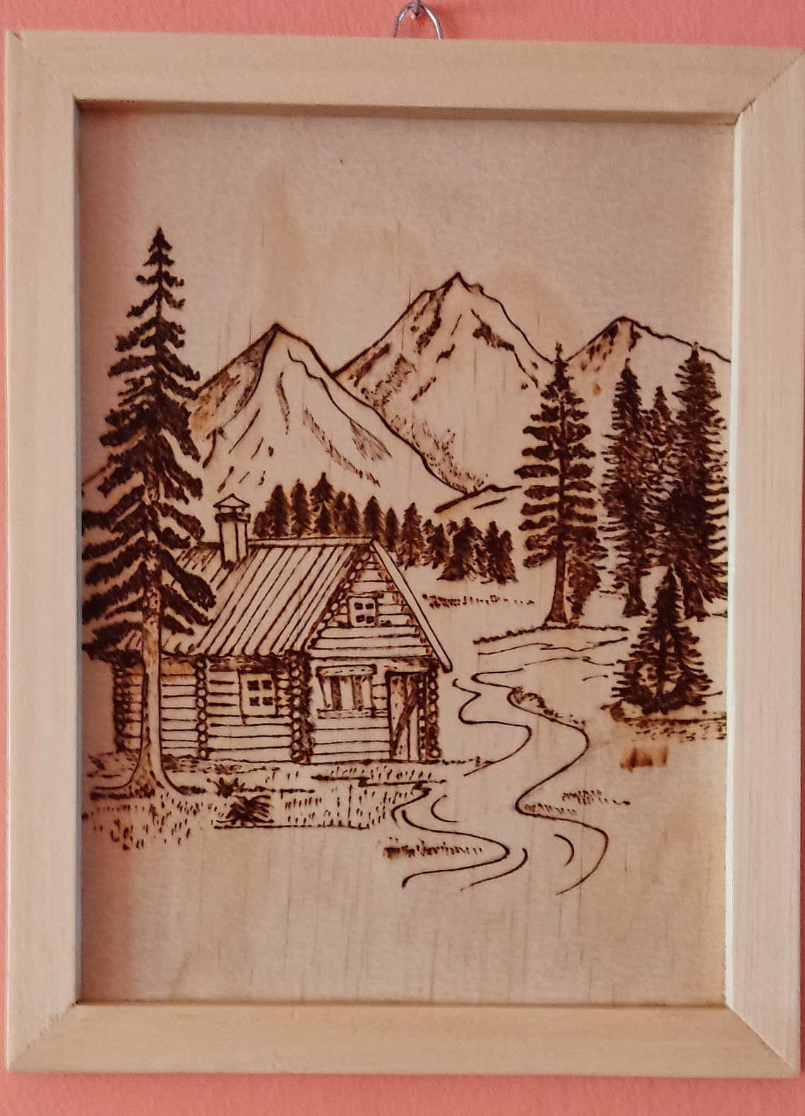 Pyrography Landscape - Etsy